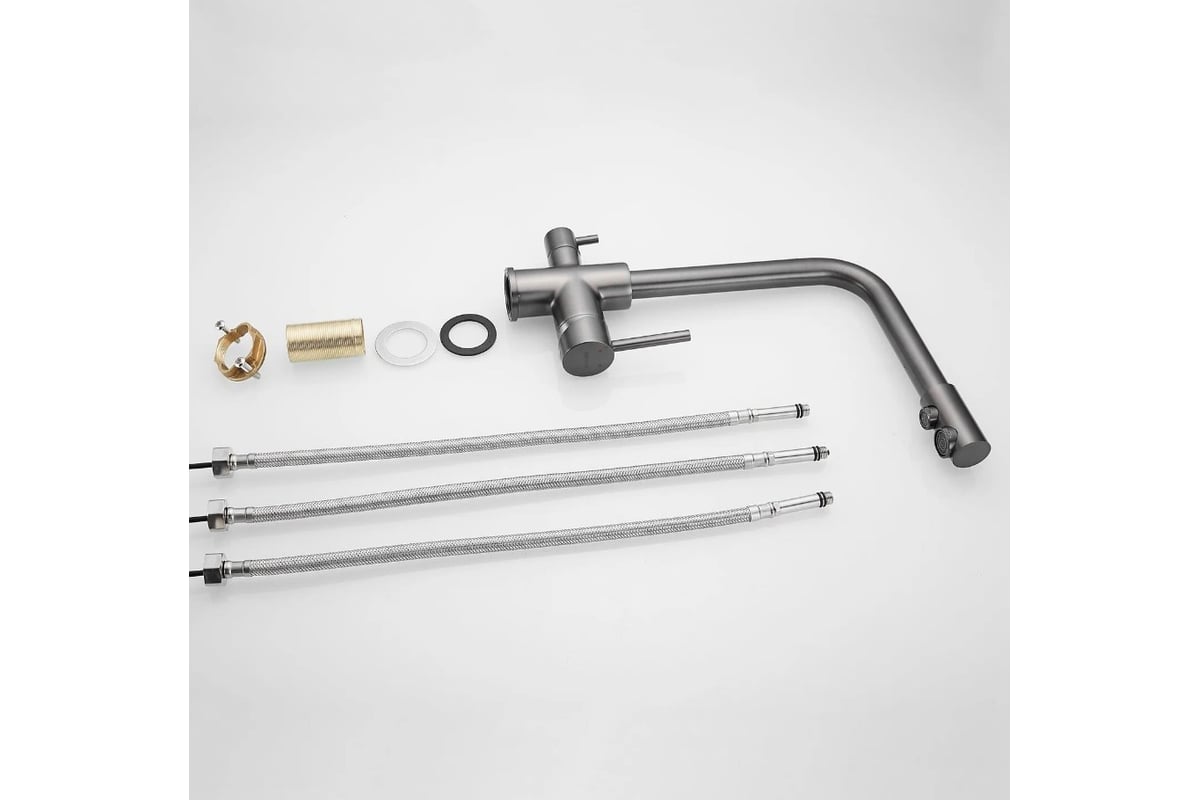 Смеситель для кухни Shevanik с подключением фильтра питьевой воды S328T - выгодная цена, отзывы ...