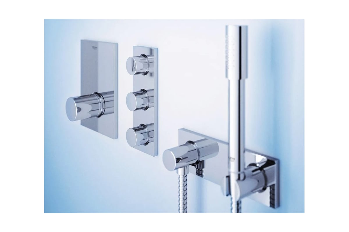 Внешняя часть вентиля GROHE Grohtherm F 3 выхода, хром () 27625000 ...
