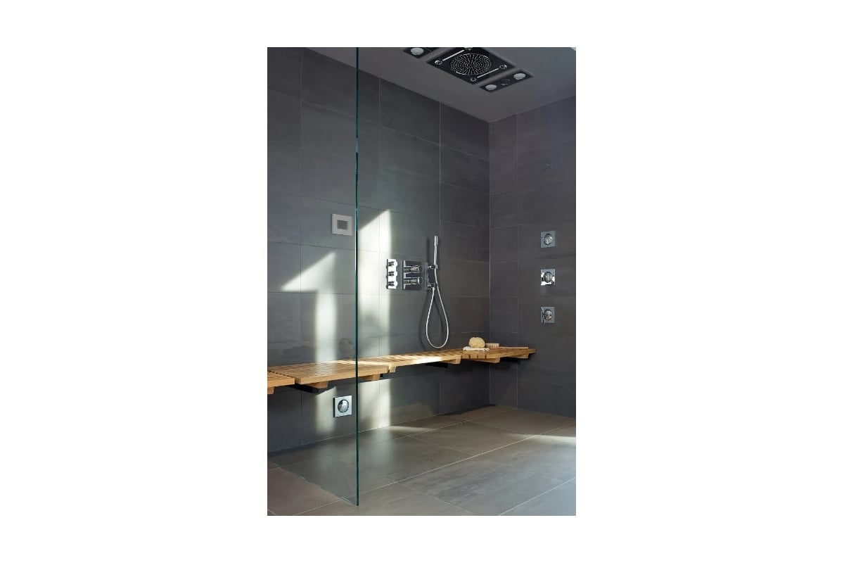 Внешняя часть вентиля GROHE Grohtherm F 3 выхода, хром () 27625000 ...