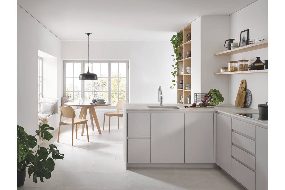 Смеситель для кухни GROHE Eurosmart 2021 однорычажный, хром 33202003 ...