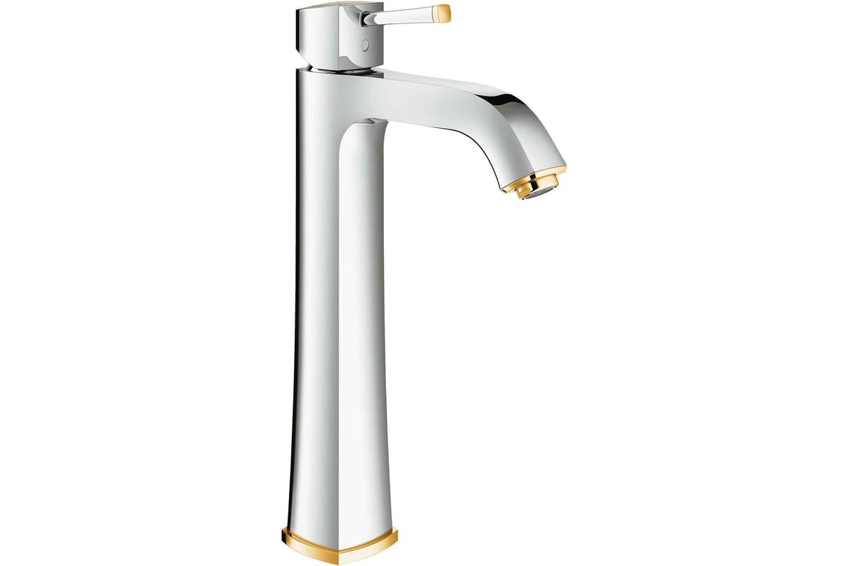 Смеситель для раковины Grohe Grandera свободностоящий, хром/золото ...