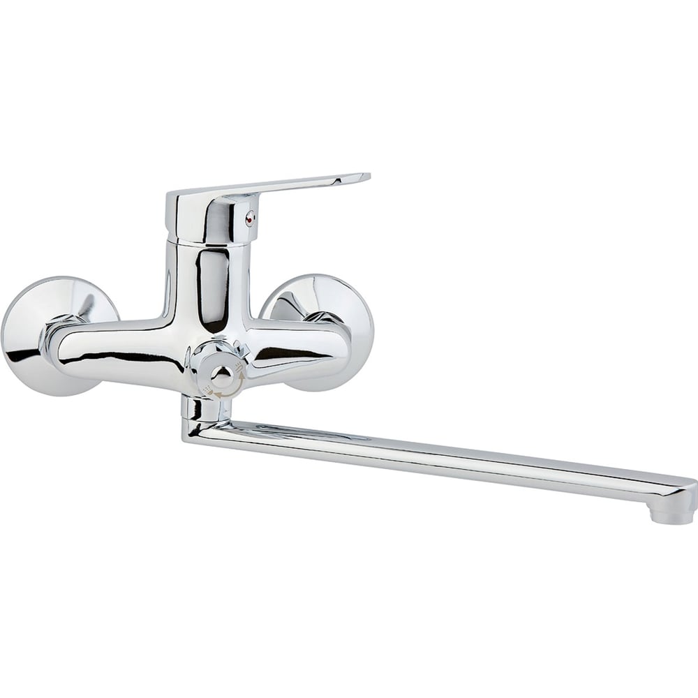 Одноручковый смеситель для ванны, L-образный излив, 40 карт. ARCO А2023 ...