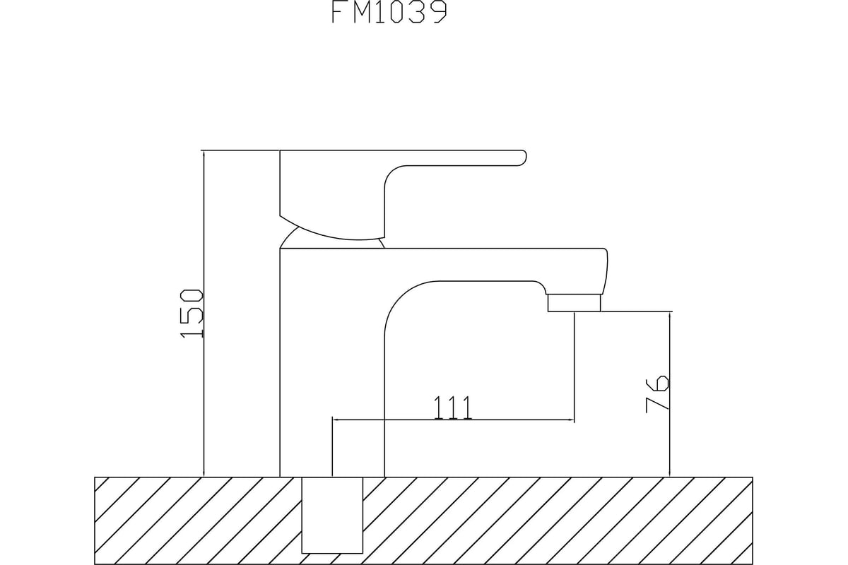 Смеситель для раковины Fmark FM1039 - выгодная цена, отзывы ...