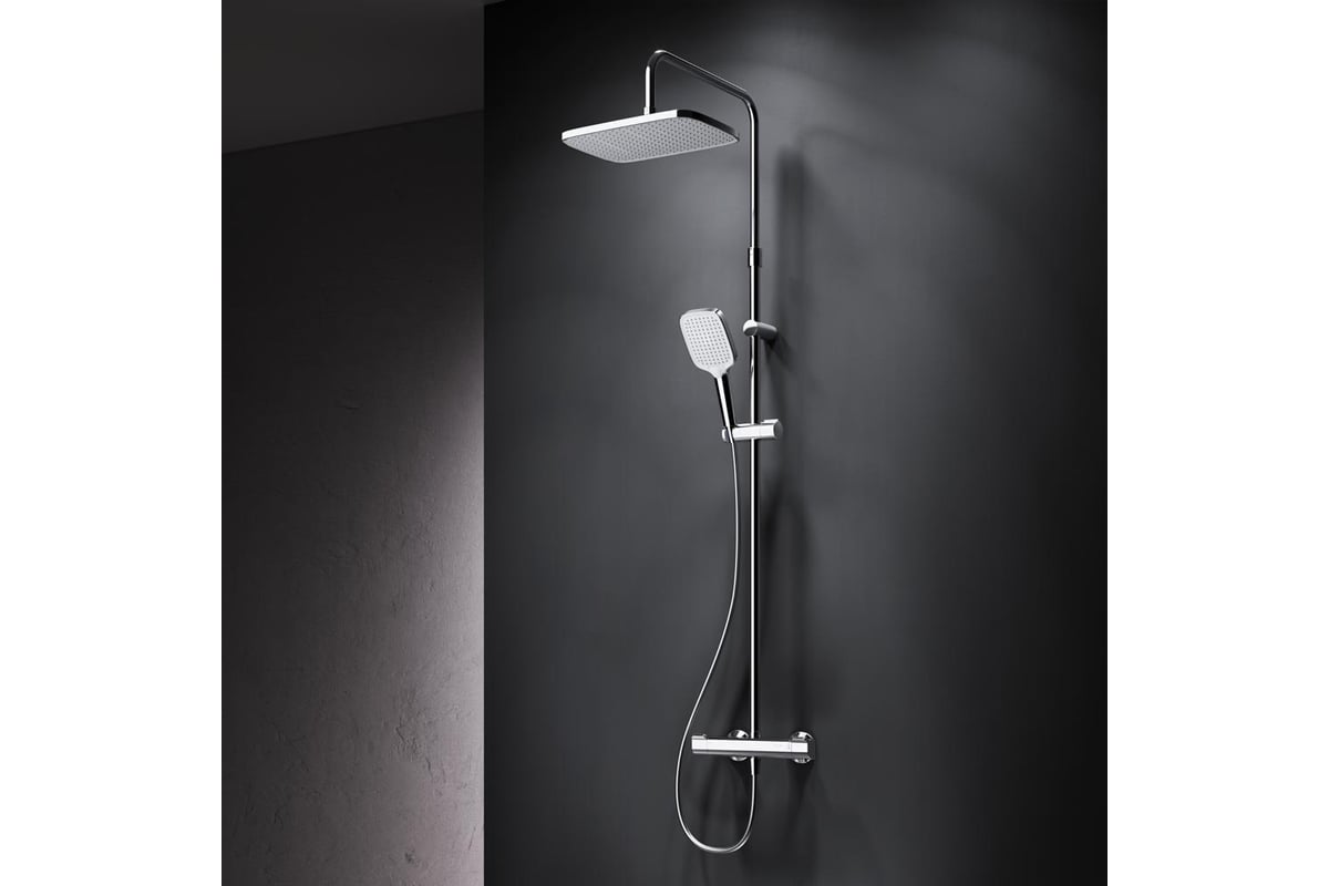 Душевая система AM.PM Func смеситель для душа с термостатом, душевая ...