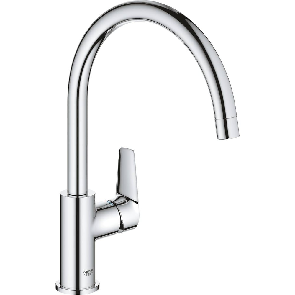 Смеситель для кухонной мойки Grohe BauEdge хром 31367001 - выгодная ...
