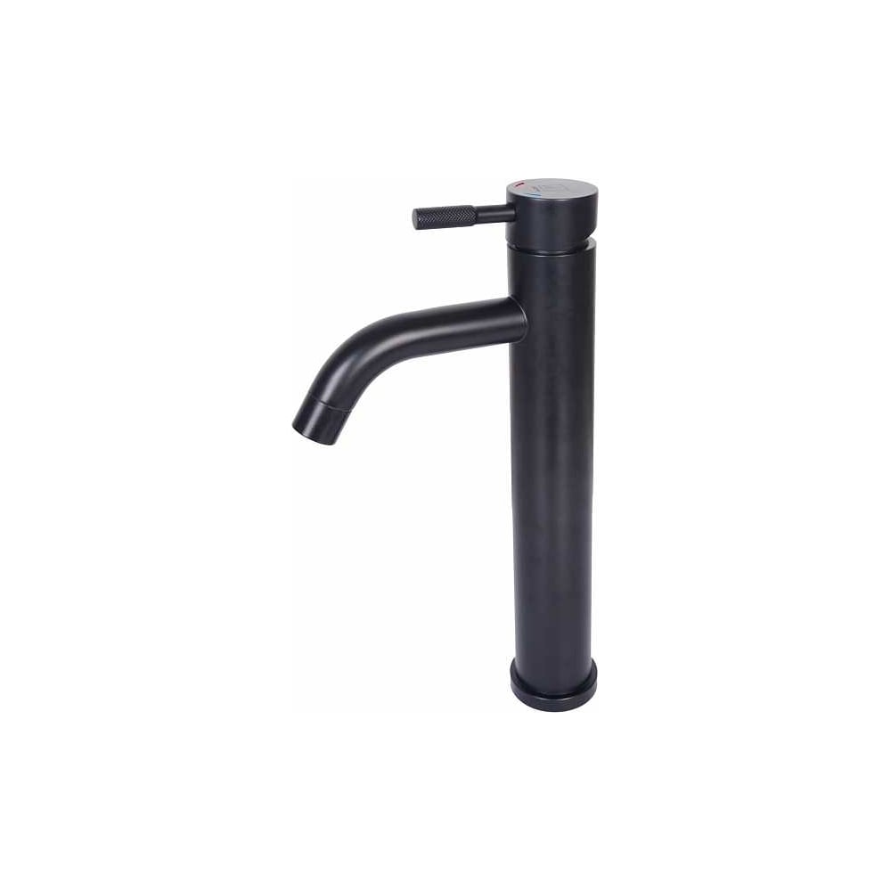 Смеситель для умывальника ARGOTECH под чашу, solid чёрный, d-35 нерж. сталь 43986 - выгодная ...