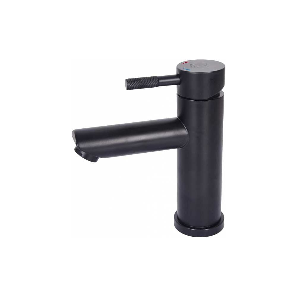 Смеситель для умывальника ARGO Solid черный, d-35, нержавеющая сталь 43971 - выгодная цена ...