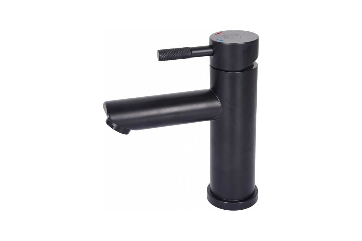 Смеситель для умывальника ARGO Solid черный, d-35, нержавеющая сталь 43971 - выгодная цена ...