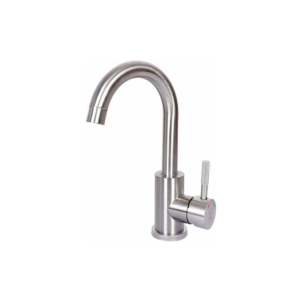 Смеситель для умывальника ARGO Solid j-обр. излив, d-35, нержавеющая сталь 43983 - выгодная цена ...