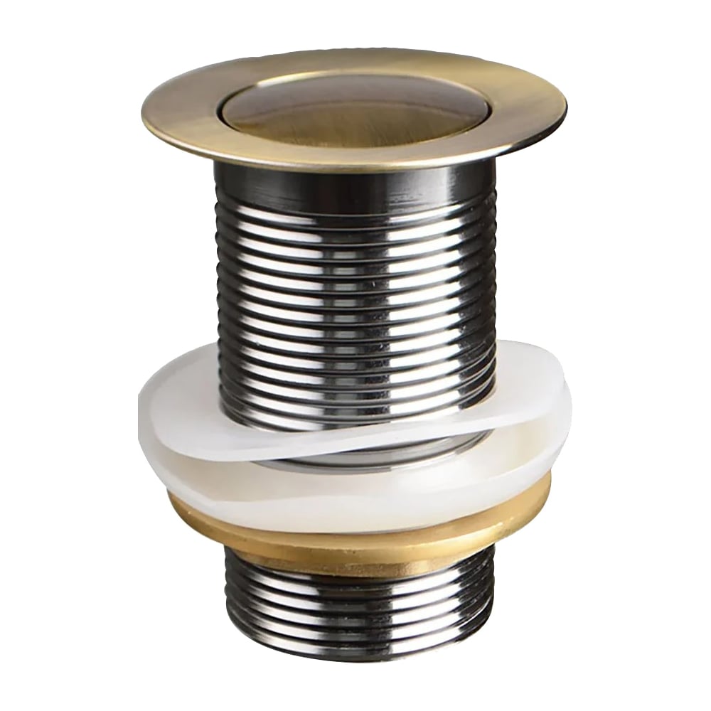 Донный клапан Terma CLICK-CLACK c маленькой кнопкой, antique bronze ...