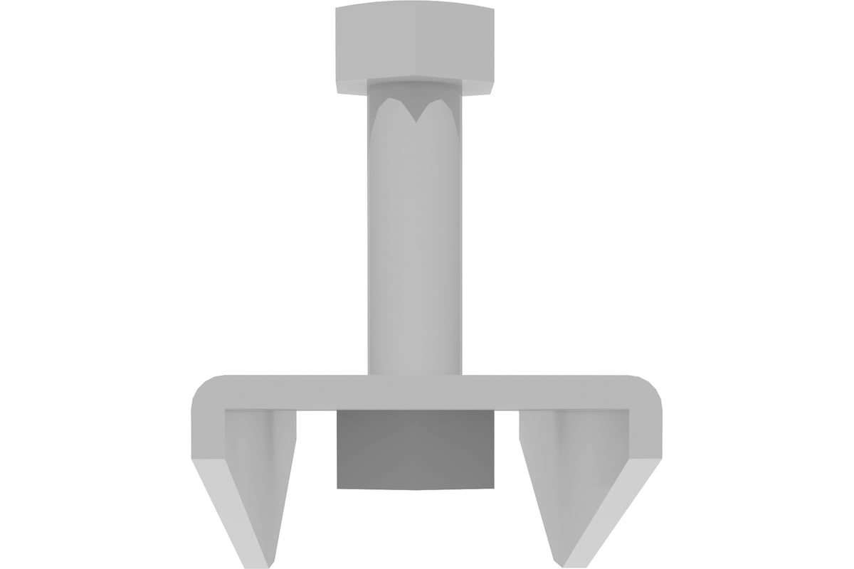 Стальной крепеж для лотка Gidrolica Standart dn100 планка+болт 8x35 ...