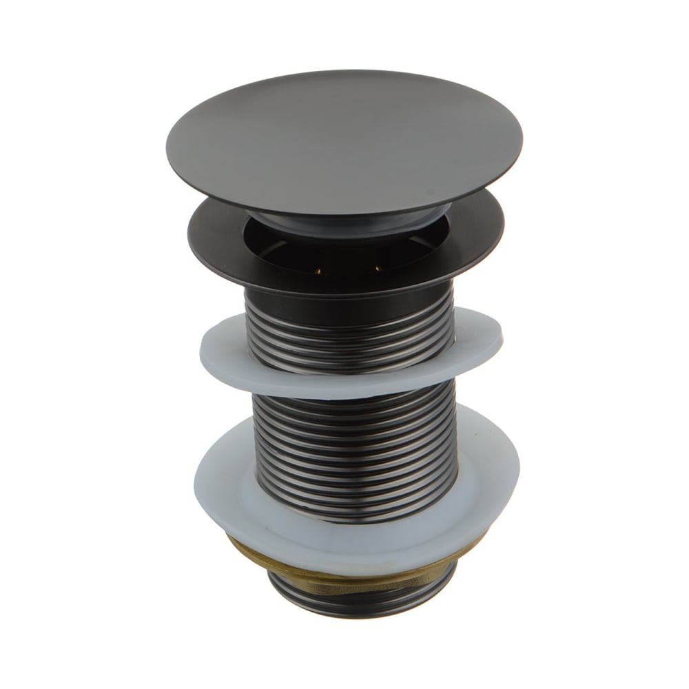 Донный клапан Terma click/clack c большой кнопкой, armory steel 10099 ...