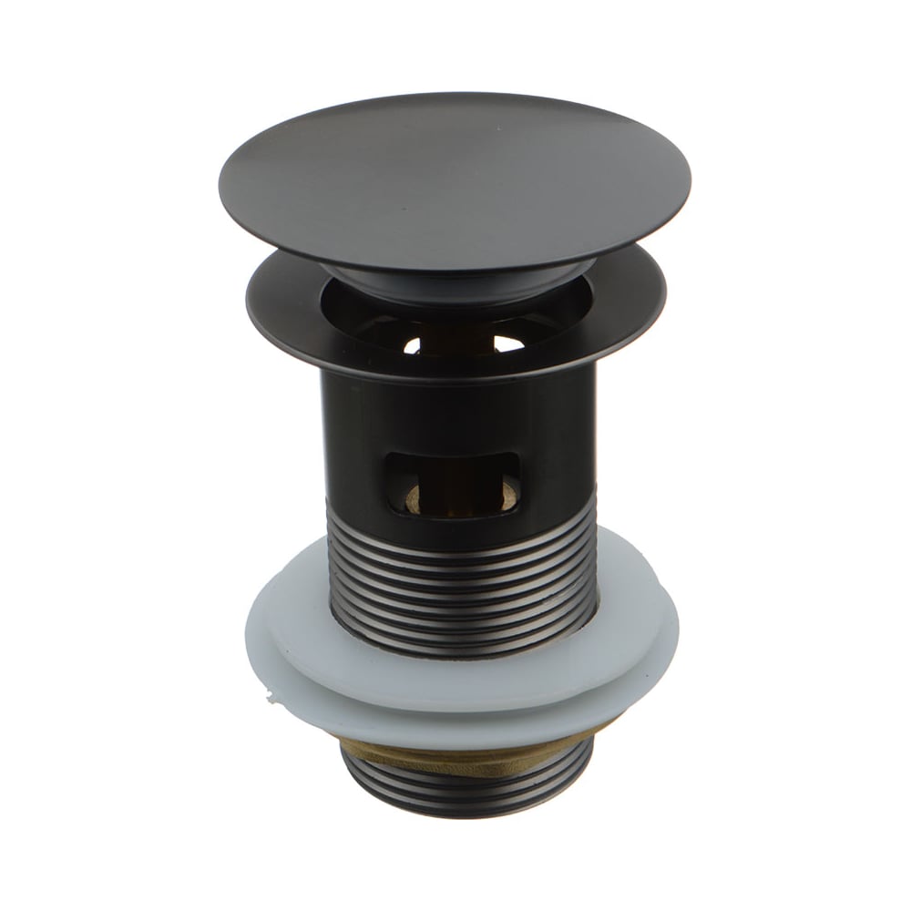 Донный клапан Terma click/clack c большой кнопкой, c переливом, armory ...