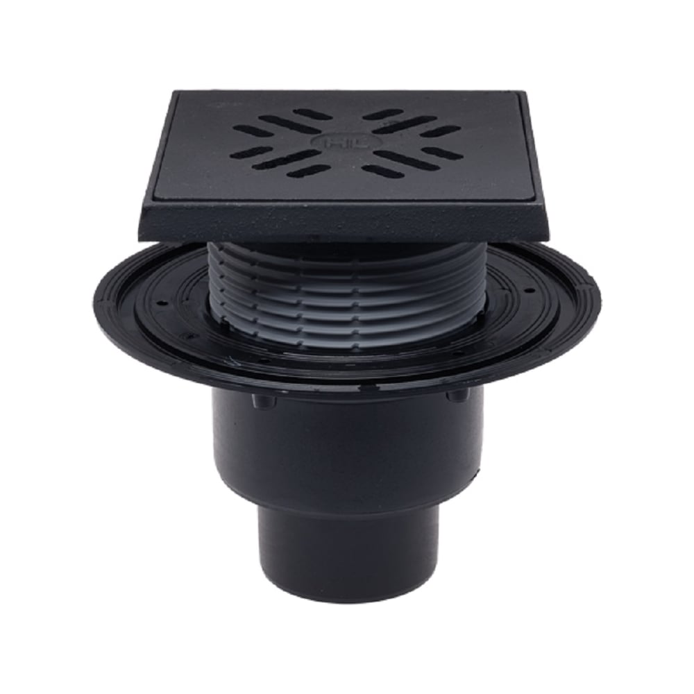 Трап HL с вертикальным выпуском DN50/75/110 c чугунной решеткой (1,5 т ...