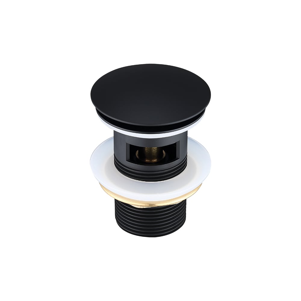 Донный клапан Elghansa 1 1/4", для раковины с переливом, Click-Clack ...