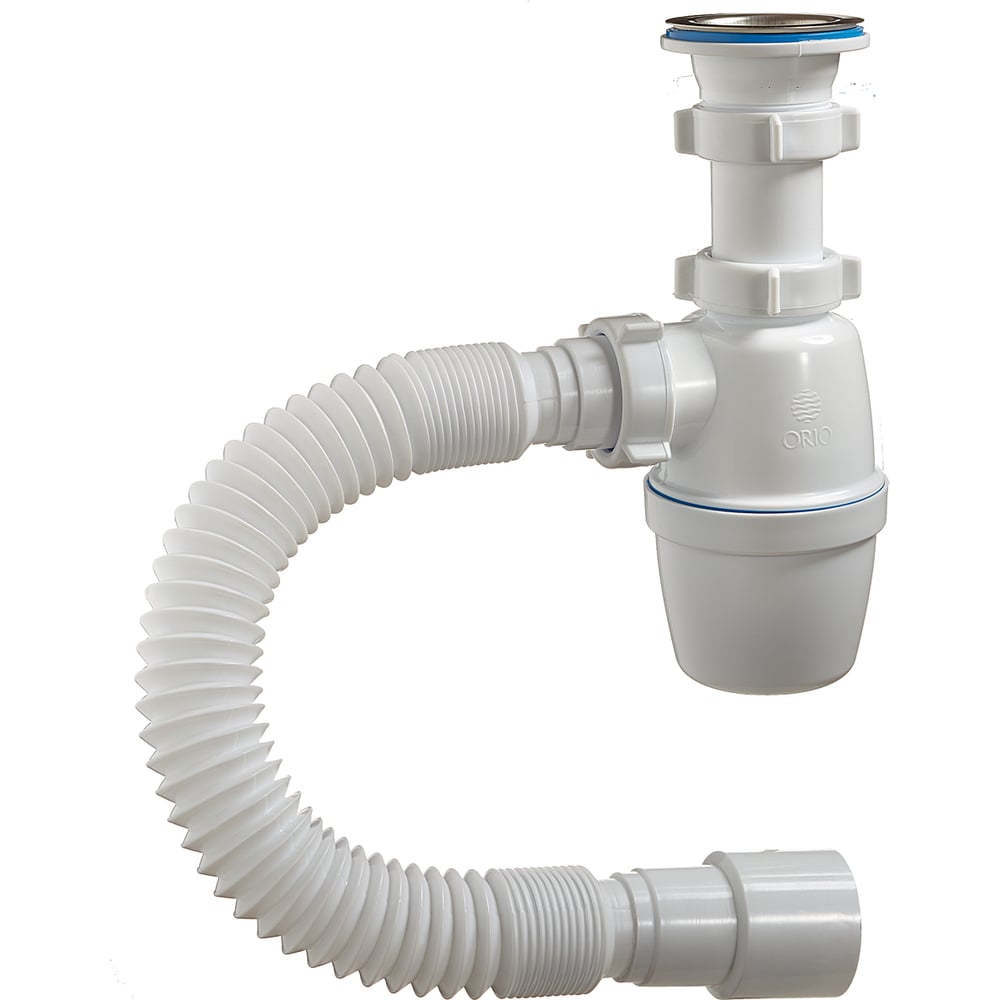 Бутылочный сифон ORIO 1 1/2х40 с гибкой трубой 40-40/50 А-4001 ...