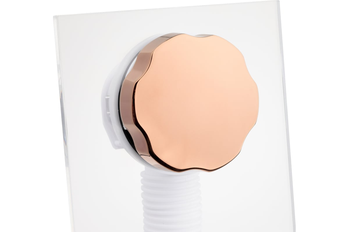 Слив-перелив п/автомат VEGA 70см, розовое золото V55R 70PG Э МК ...