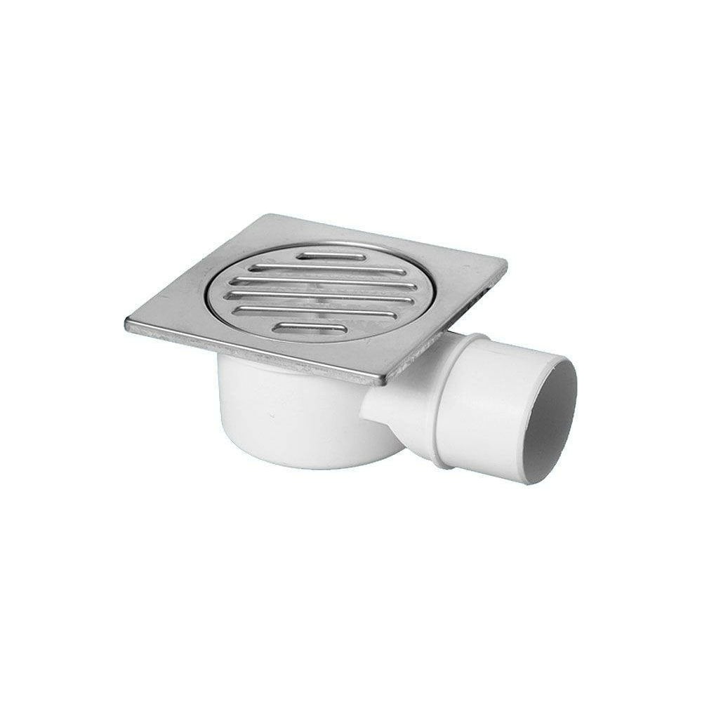 Трап McAlpine пластиковый, d50-10x10 угловой (решетка нерж.) MRFG4 ...