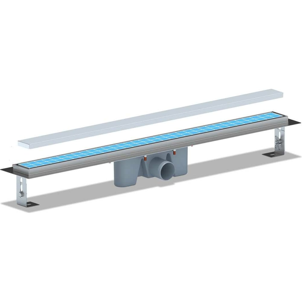 Душевой трап лоток АНИ пласт стальной, решетка МОЛ TLZ2085 - выгодная ...