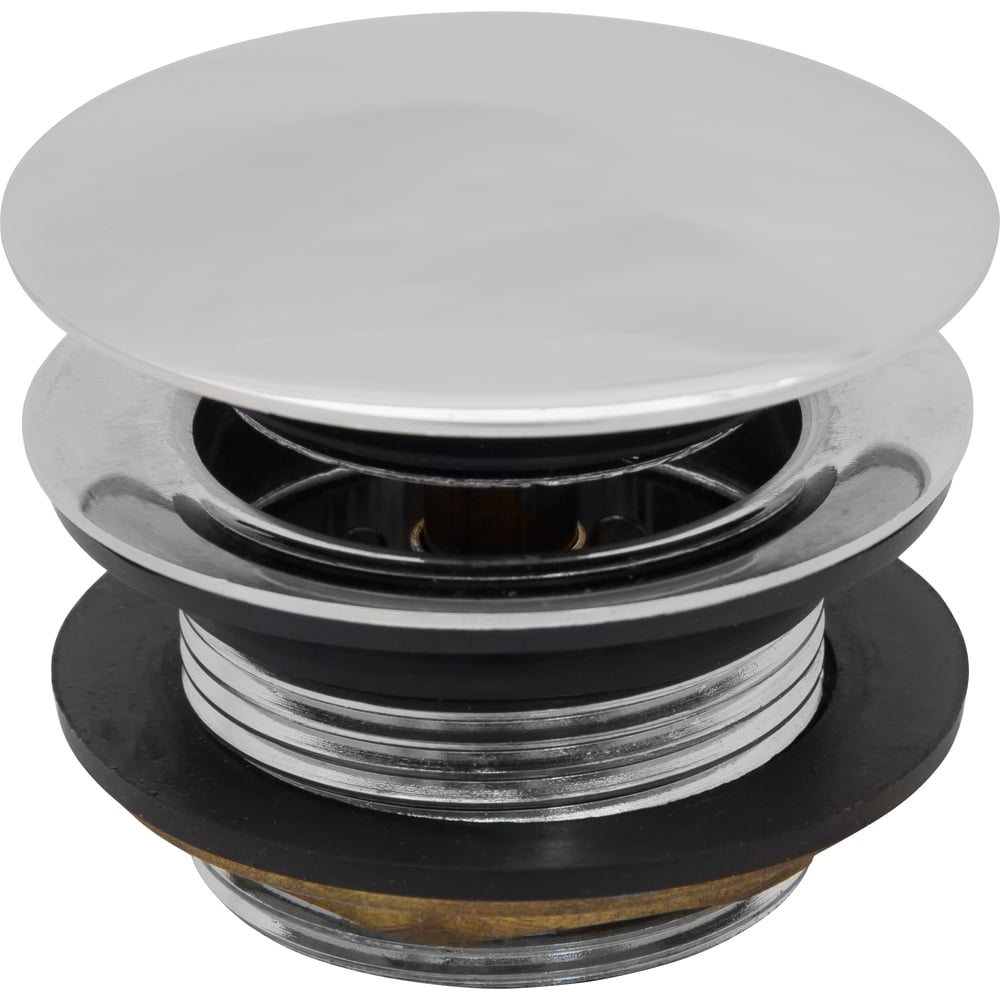 Донный клапан для ванны и душевого поддона MasterProf 1.1/2", клик-клак с быстрой очисткой, 70 ...