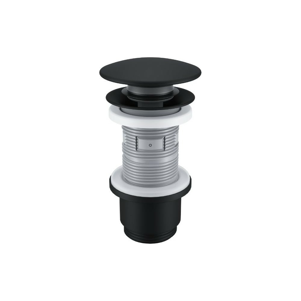 Пробка к сифону Excellent "click-clack" (черный мат) ARIN.1485.01BL ...