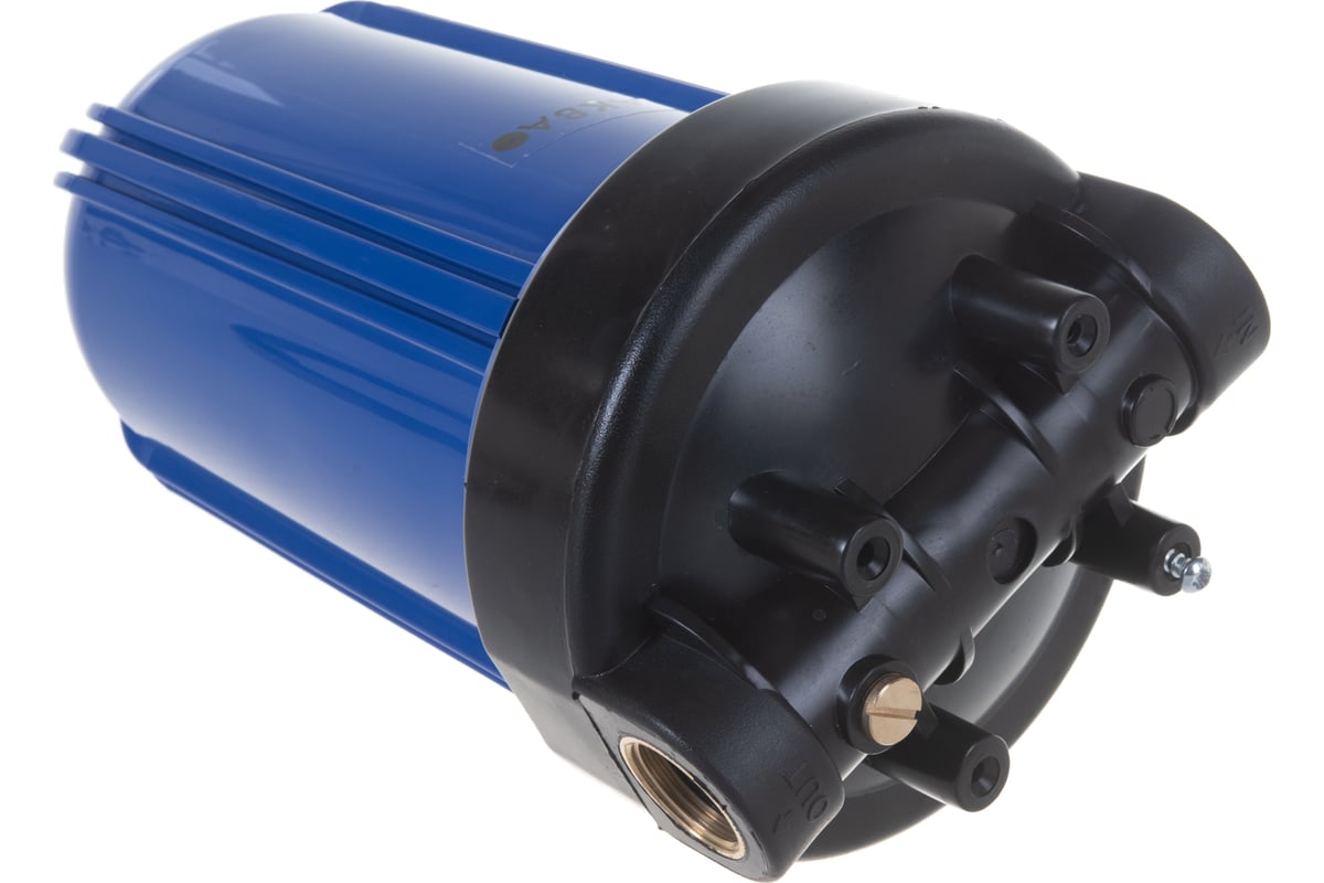 Корпус АКВА ПРО 10BB ХВС 1" синий, ключ и скоба MY-H10BB01 425 ...