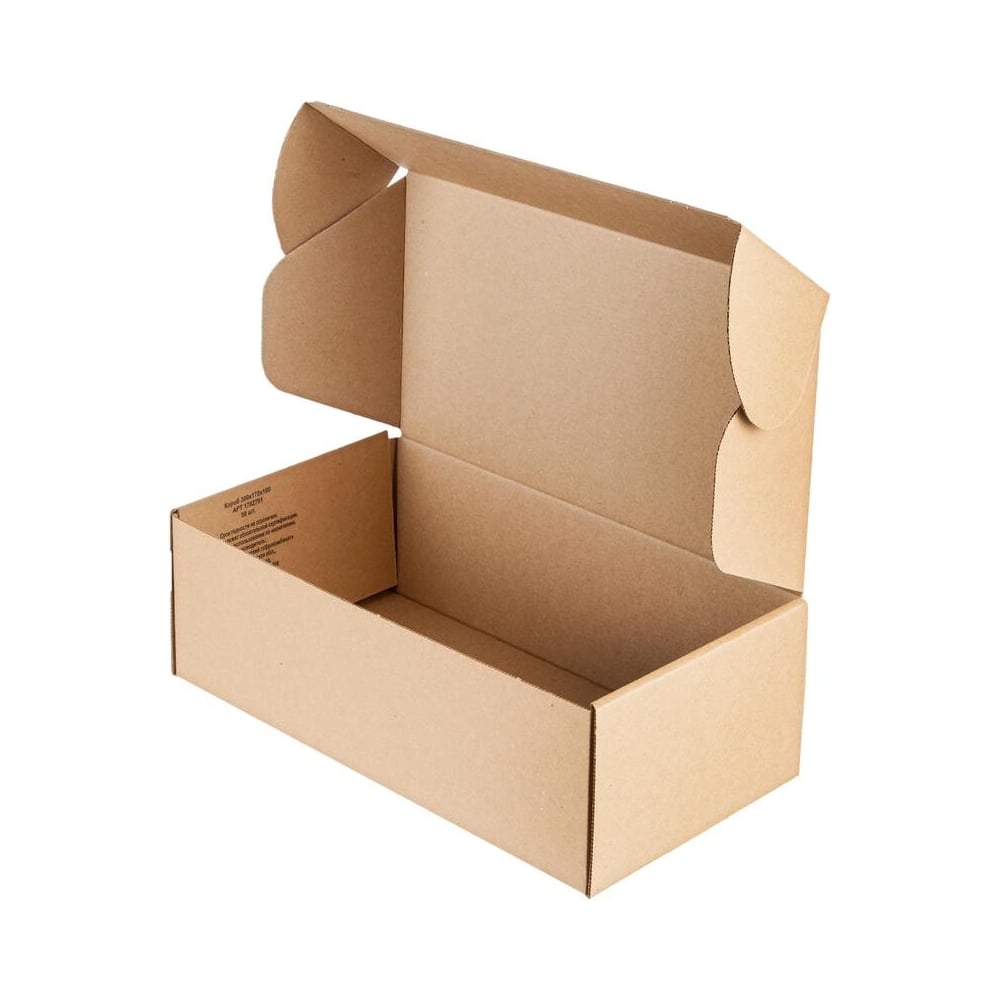 Самосборный короб ООО Комус 300x170x100 мм, т23е, бурый, 50 шт. в ...