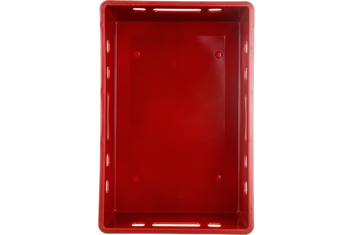 Ящик Тара.ру п/э 600х400х200 сплошной, красный E2 00384 - выгодная цена ...