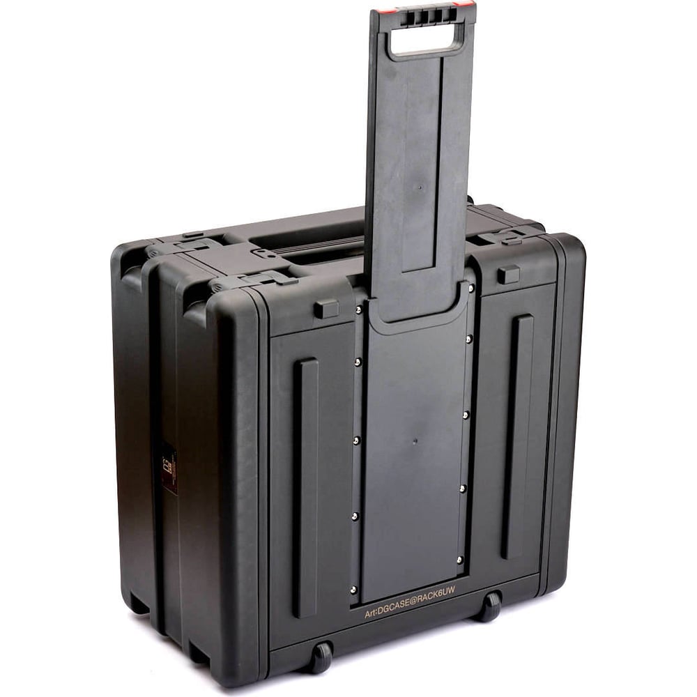 Кейс рэковый 8 юнитов на колесах с ручкой DGCASE ударопрочный, IP65 ...