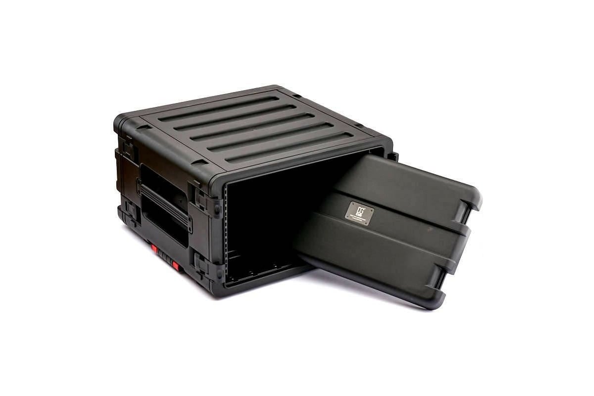 Кейс рэковый 6 юнитов на колесах с ручкой DGCASE ударопрочный, IP65 ...