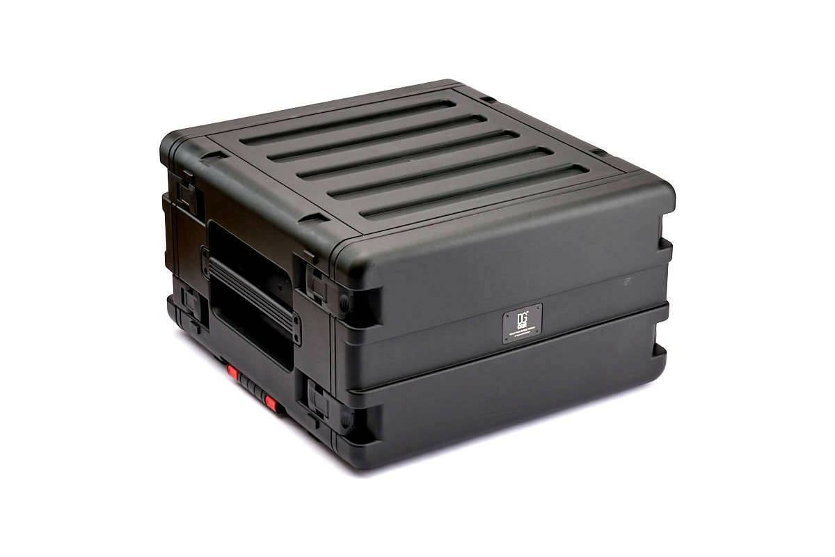 Кейс рэковый 6 юнитов на колесах с ручкой DGCASE ударопрочный, IP65 ...