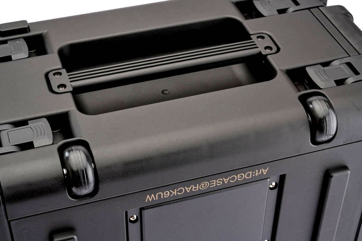 Кейс рэковый 6 юнитов на колесах с ручкой DGCASE ударопрочный, IP65 ...