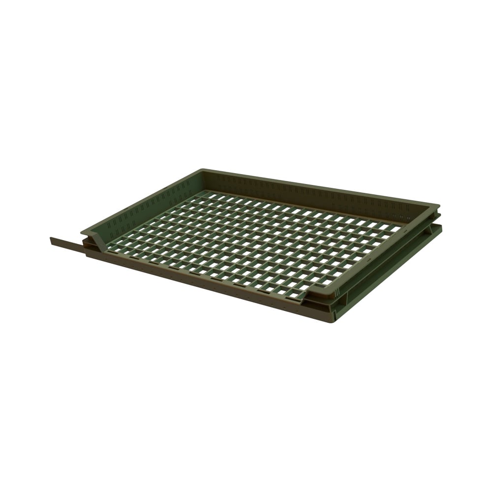 Ящик Тара.ру п/э, 740x440x65 мм, дно перфорированное, стенки сплошные ...