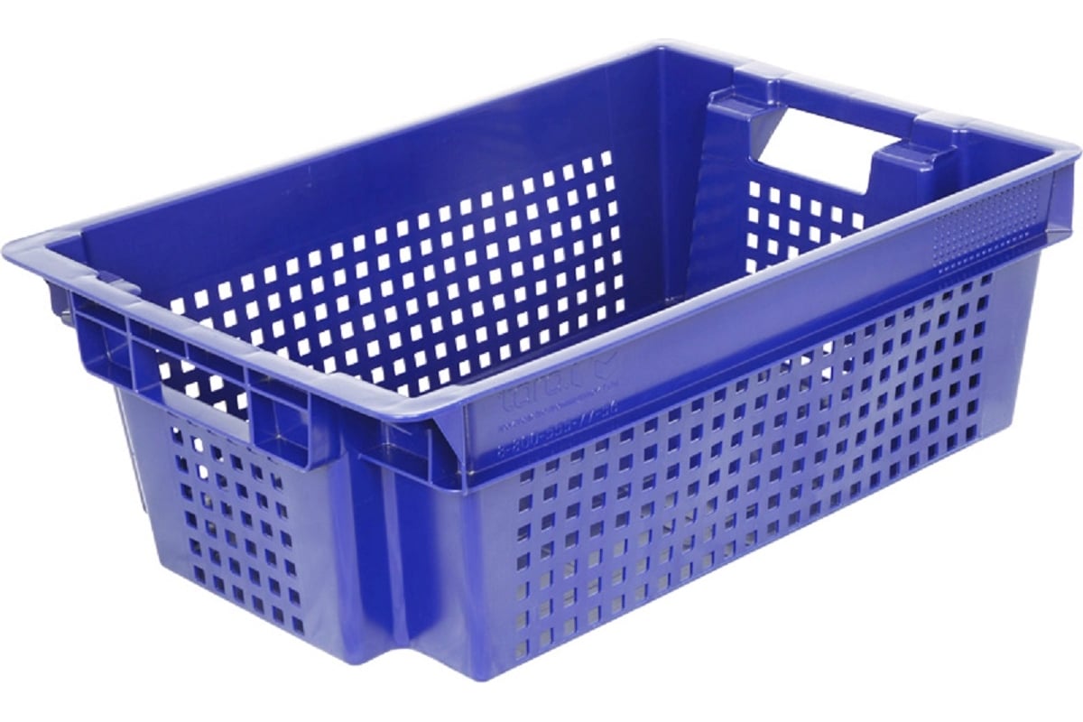 Ящик Тара.ру п/э, 600x400x200 мм, 1,5 кг, дно сплошное, стенки ...