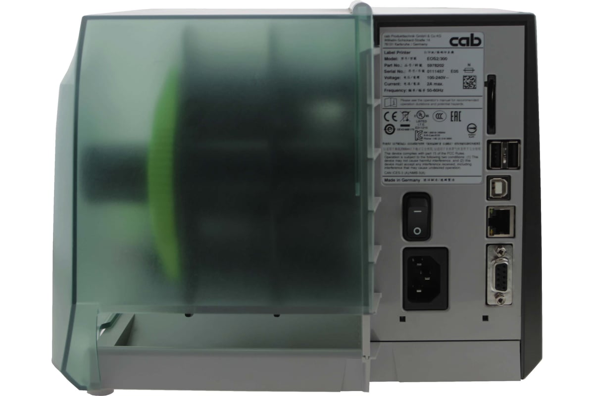 Термотрансферный принтер CAB EOS2/300 для печати этикеток, бирок ...