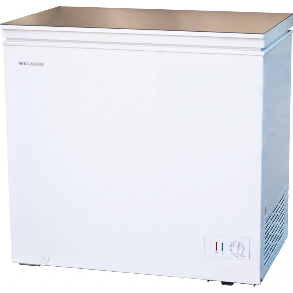 Морозильный ларь WILLMARK CF-380G компрессор TOSHIBA, до -24С, 365 л, 2 корзины, стеклянная ...