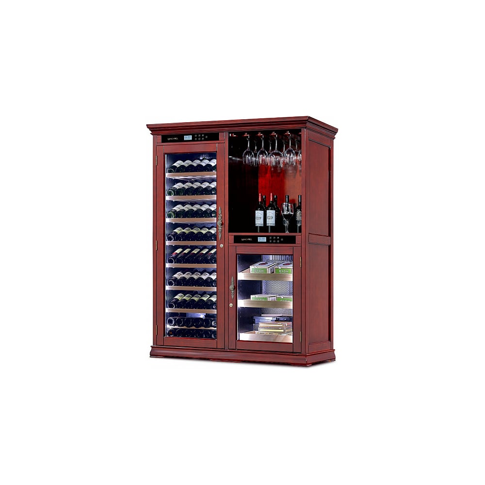 Винный шкаф MEYVEL MV108-WM2-BAR-HUM-C 182039 - выгодная цена, отзывы ...