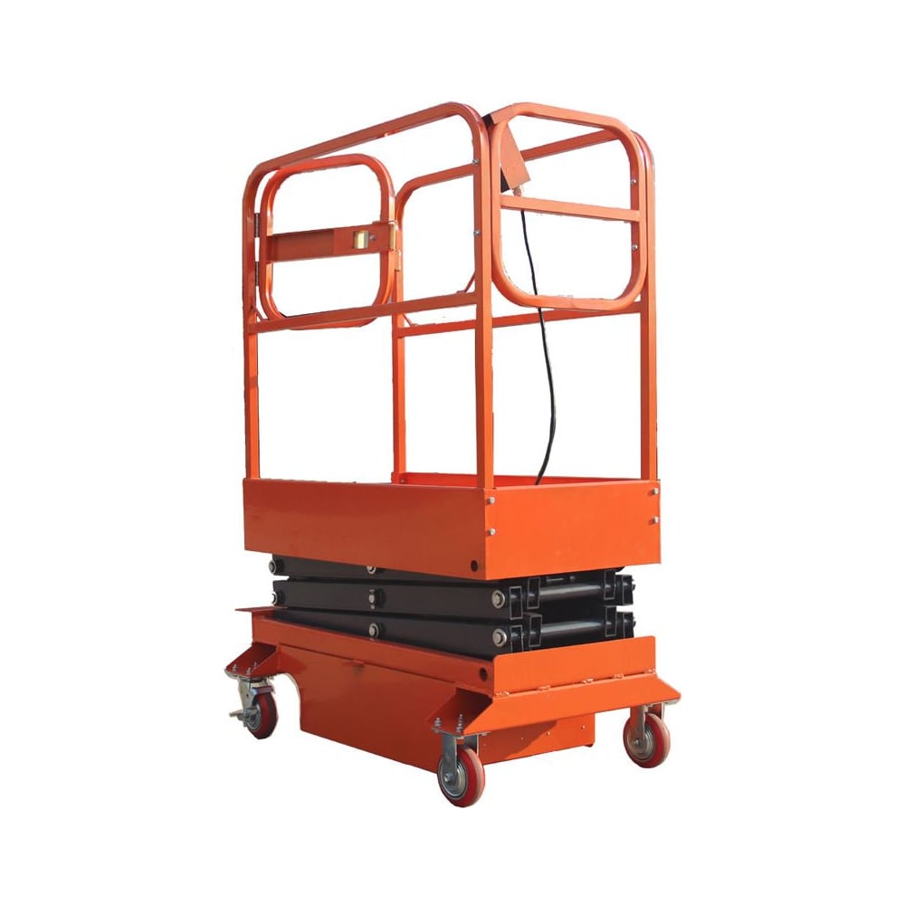 Подъемник ножничный передвижной полуэлектрический TOR 500 кг, 6 м GTJY ...