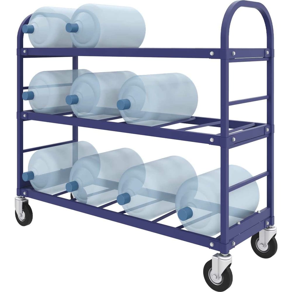 Тележка для перевозки 12-ти баллонов воды RUSKLAD ТСВД 12 160 болт ...