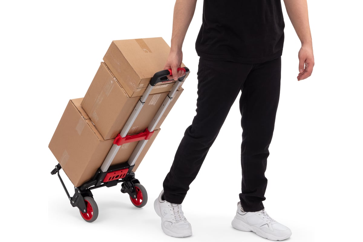 Ручная складная тележка СТЕЛЛА-ТЕХНИК алюминий, сталь, грузоподъемность ...