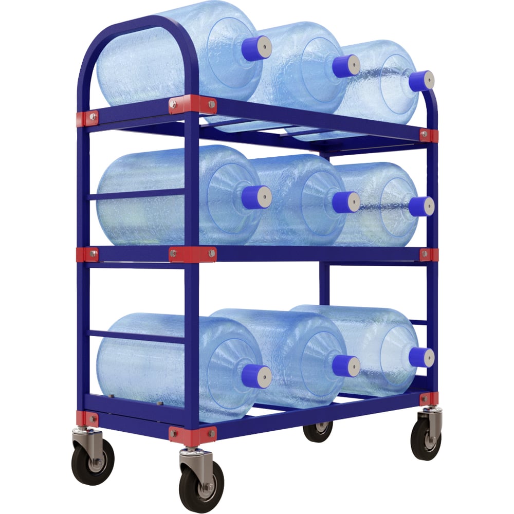 Тележка для перевозки 9-ти бутылей воды RUSKLAD ТСВД 9 d160 ТСВД 9 160 ...