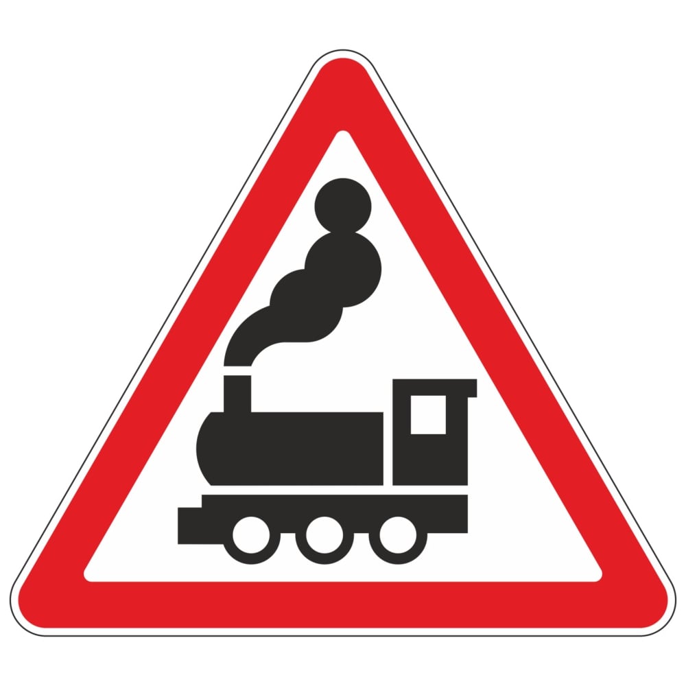 Дорожный знак Протэкт Железнодорожный переезд без шлагбаума 2-го ...