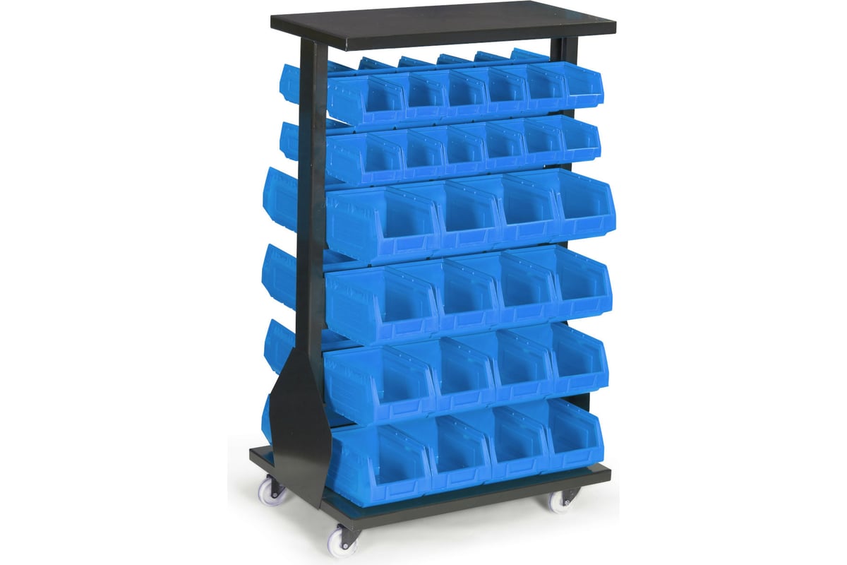 Стеллаж напольный с лотками DUEL 56 лотков MAT20 - выгодная цена ...