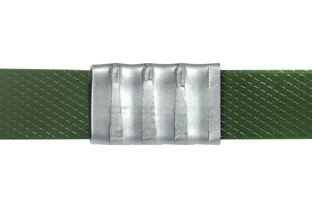 Стальная скрепа Кордленд для ПЭТ ленты 15-16 мм 16х29х1 мм, 1000 шт ...