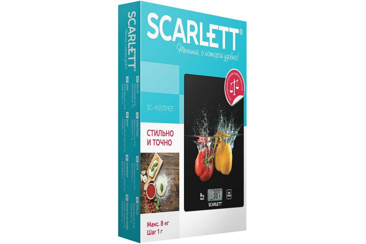 Кухонные весы Scarlett SC-KS57P63 - выгодная цена, отзывы ...