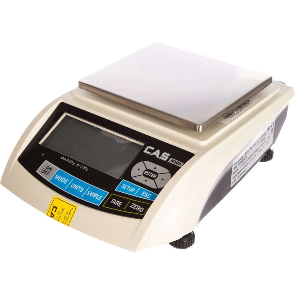 Лабораторные весы CAS MWP-3000H O40MPH302GCI0501 - выгодная цена, отзывы, характеристики, фото ...