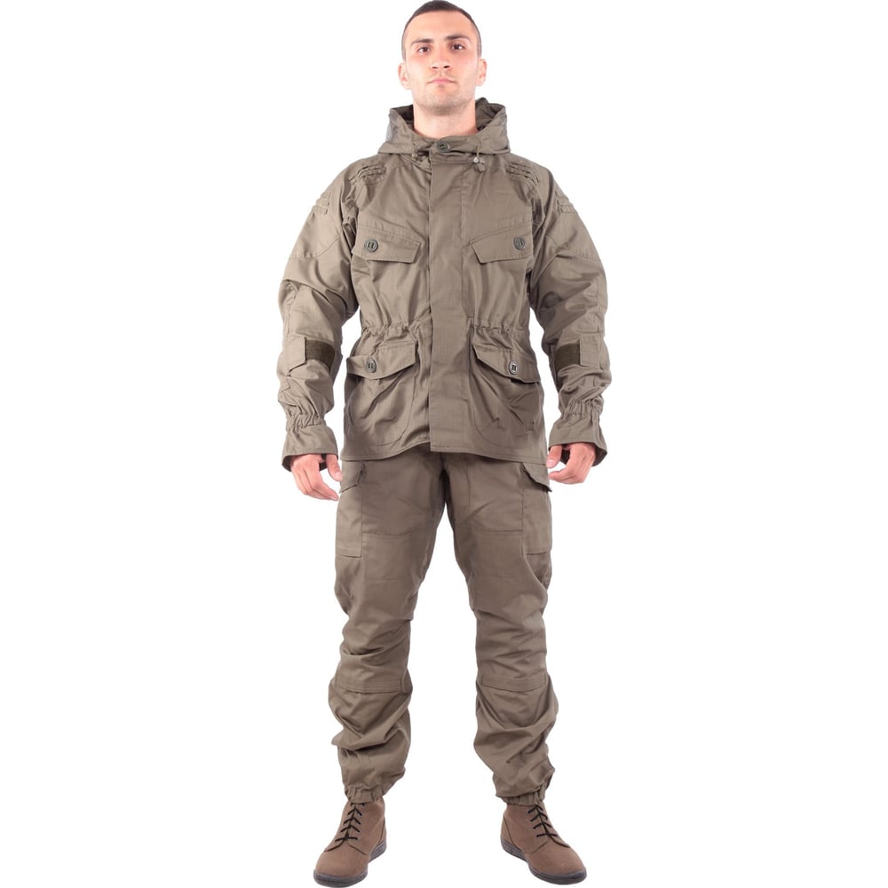 Костюм с налокотниками и наколенниками KE Tactical Снайпер-2 олива, р ...
