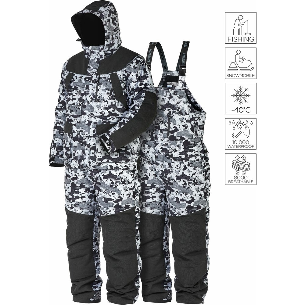 Зимний костюм Norfin EXPLORER 2 CAMO 05 р.XXL 350105-XXL - выгодная ...