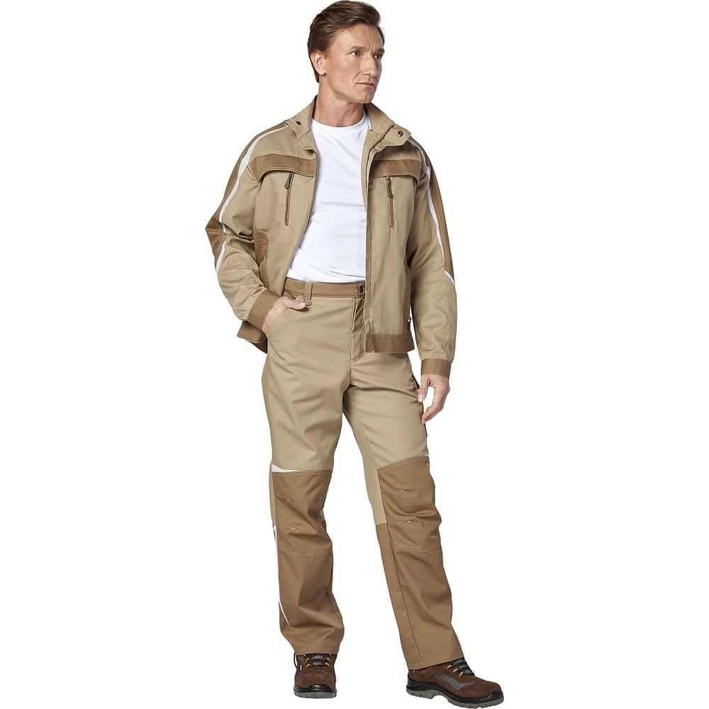 Костюм Эксперт Спецодежда Филигир, бежевый/темно-бежевый, р. 56-58 ...