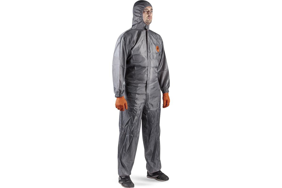 Малярный многоразовый комбинезон JetaSafety р.XXL/54-56 JPC75G-XXL ...